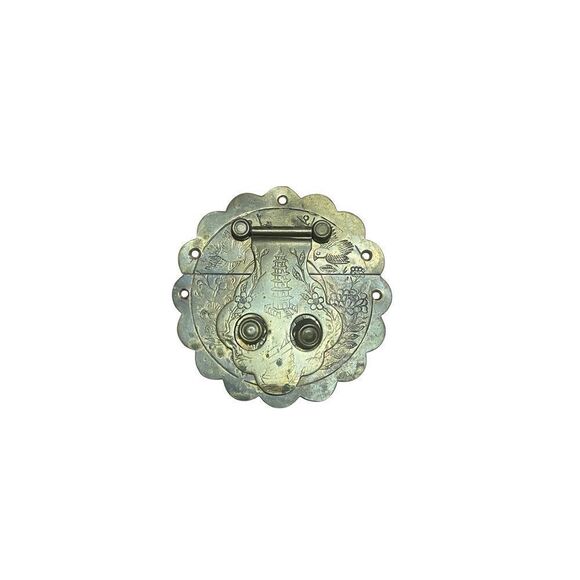 Vintage | Accents | Vintage Brass Trunk Box Latch Hasp Decorative Brass ...
